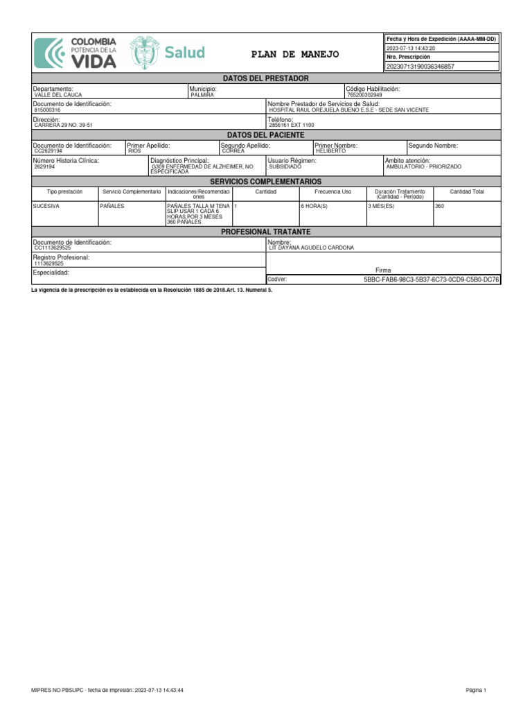 Heliberto Rios | PDF | Especialidades Medicas | Programas sociales