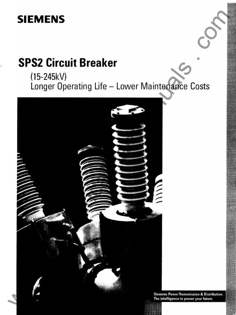 Siemens SPS2 Circuit Breaker Overview | PDF | Electrical Engineering ...