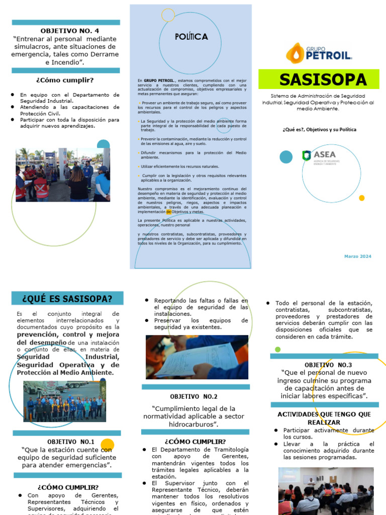 Qué Es Sasisopa, Política y Objetivos - 2024 | PDF | Entorno natural ...
