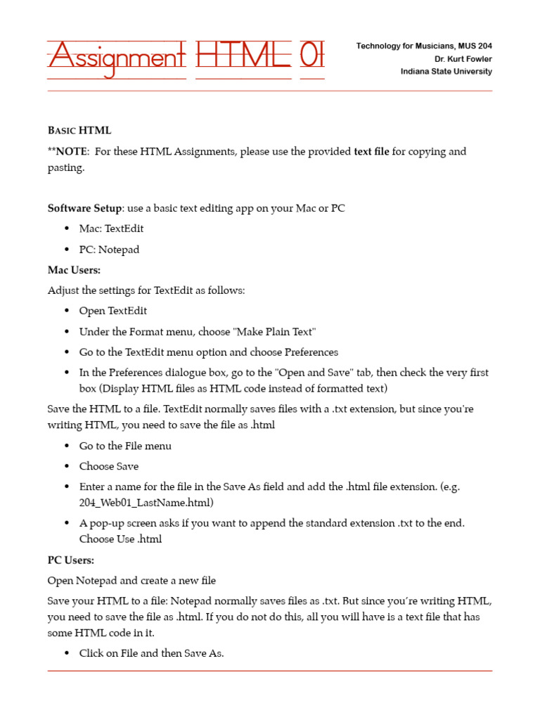 204 Web01 2024s | PDF | Html Element | World Wide Web