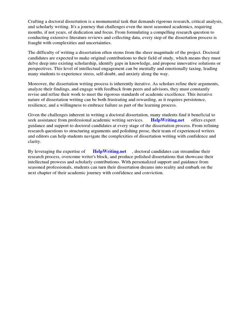 How To Make A Doctoral Dissertation | PDF | Thesis | Shock (Circulatory)