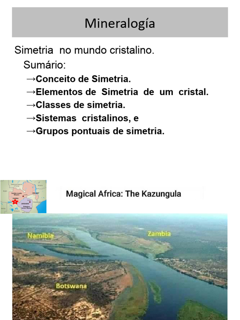 Aula 2 Simetría | PDF | Simetria | Cristal