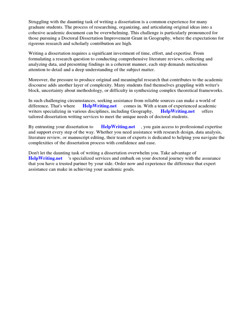 NSF Doctoral Dissertation Improvement Grant Geography | PDF | Expert ...