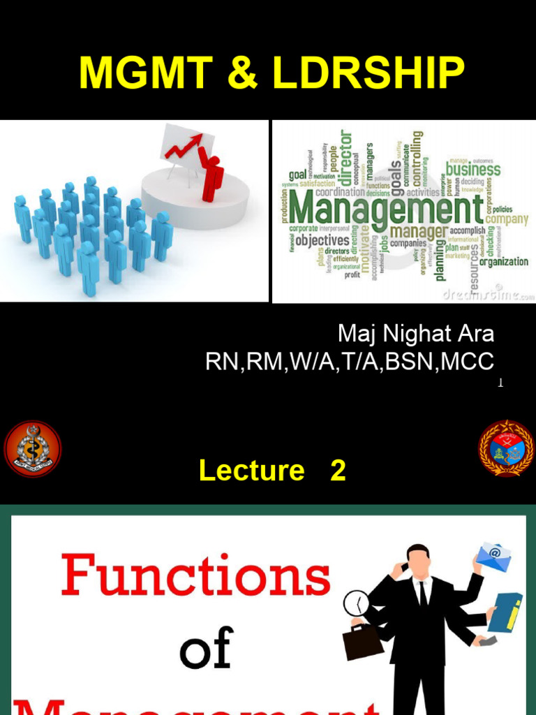 Functions, Levels of MGMT | PDF | Human Resources | Goal