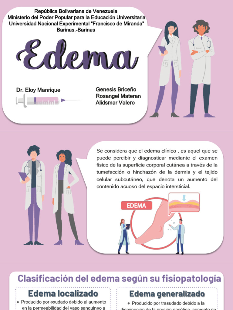 Edema y Palidez | PDF | Edema | Medicina CLINICA