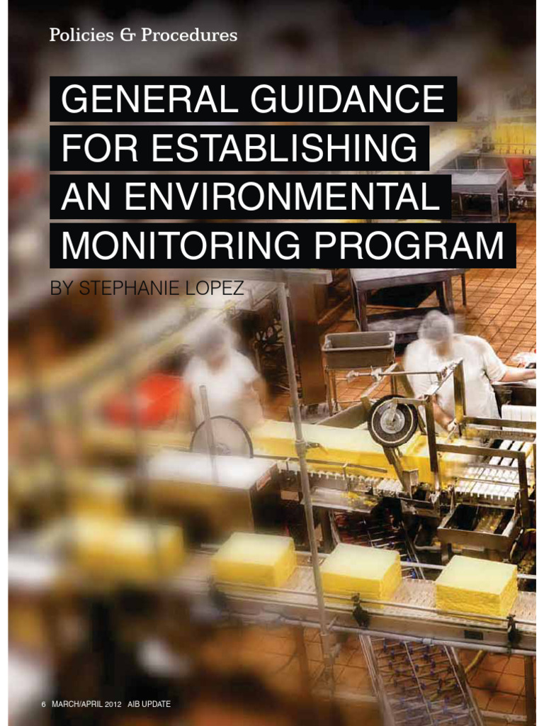 Guidance For Environmental Sampling Program | PDF | Escherichia Coli ...
