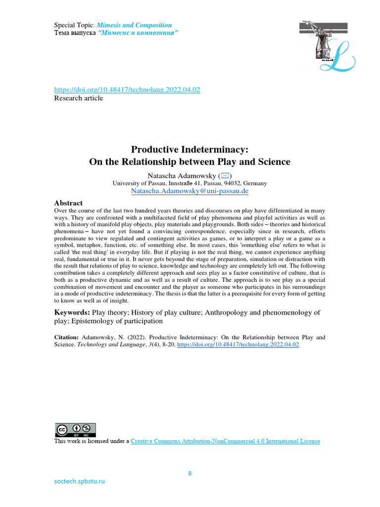 Productive Indeterminacy | PDF | Theory | Aesthetics