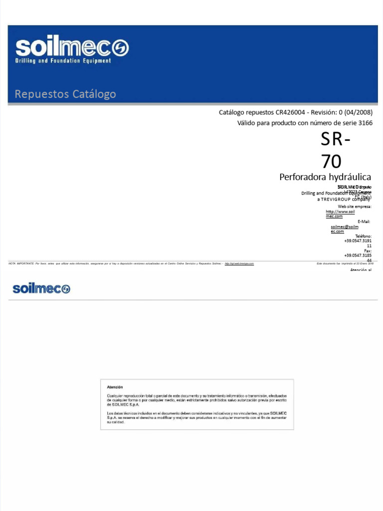 PDF Catalogo de Partes sr70 3166 | Descargar gratis PDF | Motores ...
