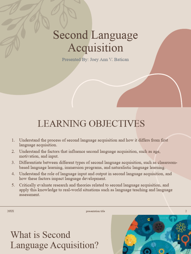 Second Language Acquisition | PDF | Second Language Acquisition | Second Language