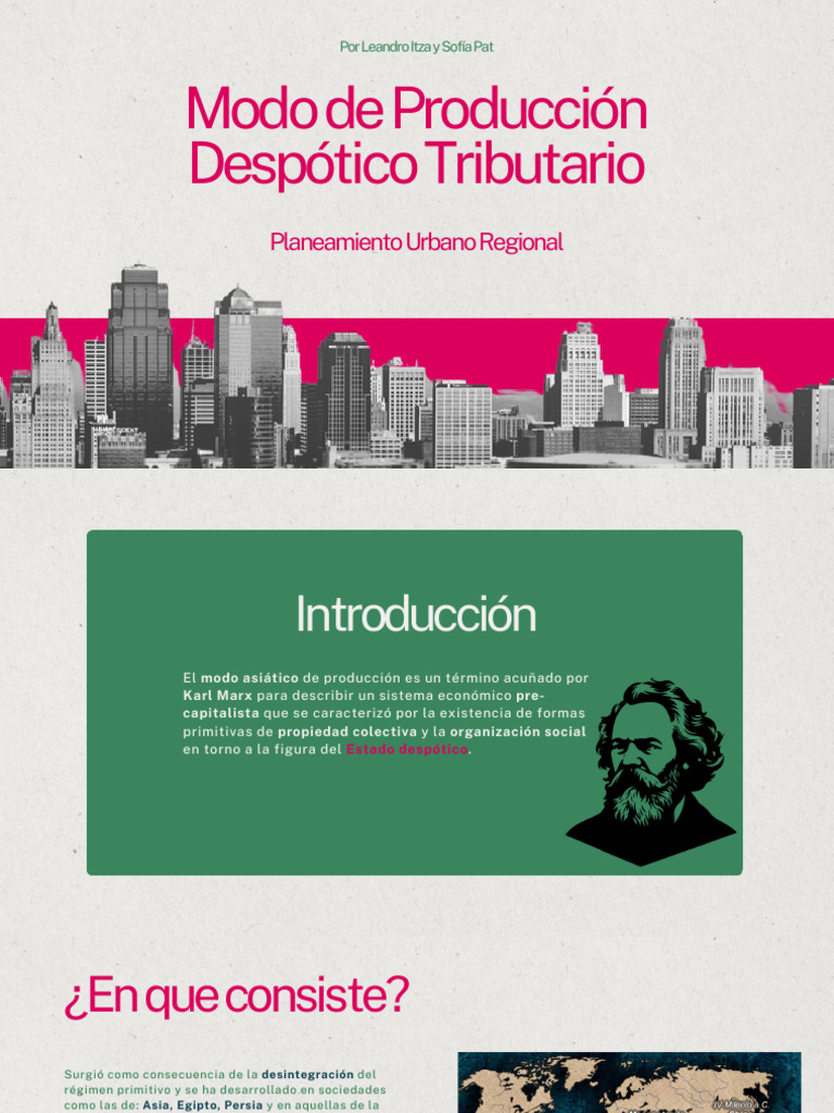 Modo de Producción Despótico Tributario | PDF | Sociedad | Agricultura