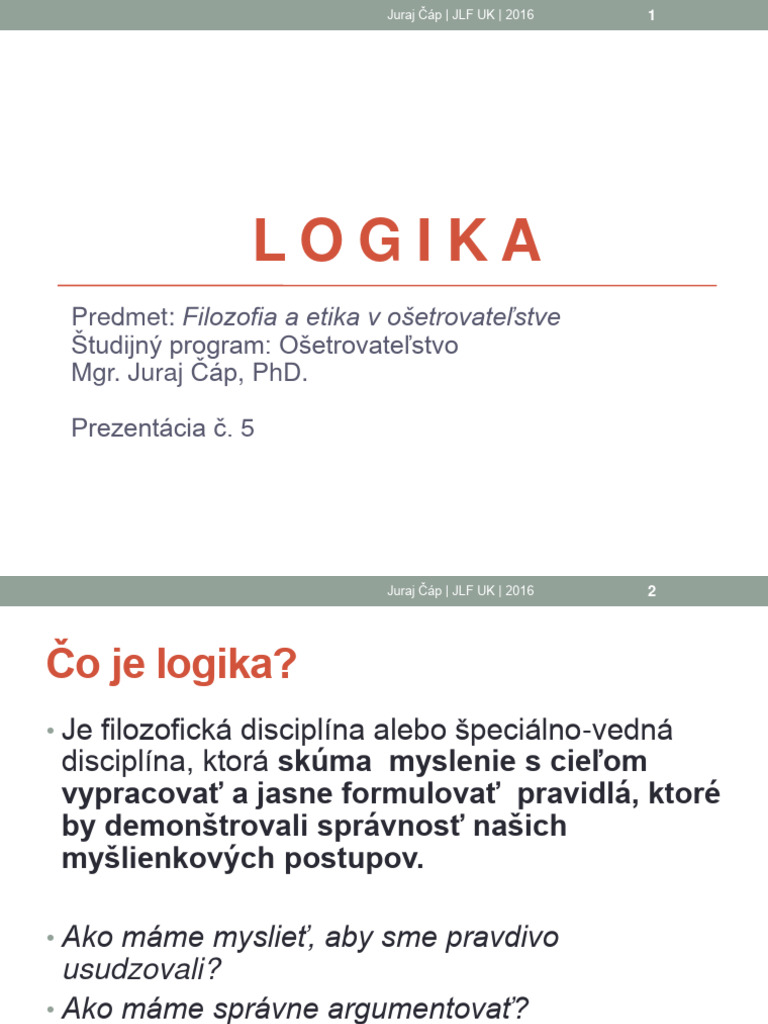 5 Logika | PDF