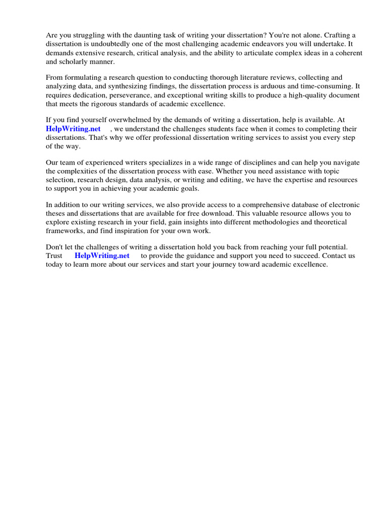 Electronic Theses and Dissertations | PDF | Thesis | Open Access