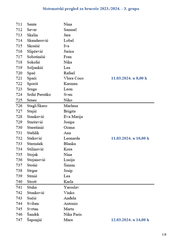 Sistematski 3 Grupa 2 | PDF