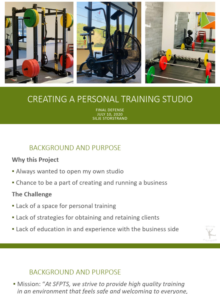 Personal Training Studio Launch Guide | PDF | Business