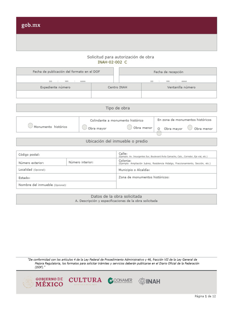 Formato de Solicitud | PDF | México