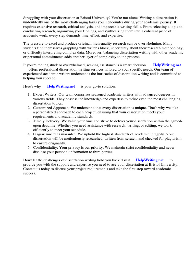 Dissertation Bristol University | PDF | Thesis | Expert Dissertation Bristol University | PDF | Thesis | Expert