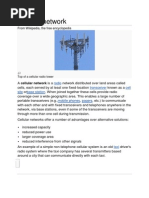 Case Study: Cellular Network | PDF | Cellular Network | Networks