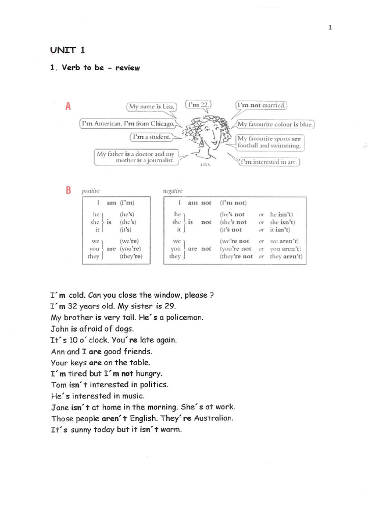 Pre Intermediate 01 | PDF