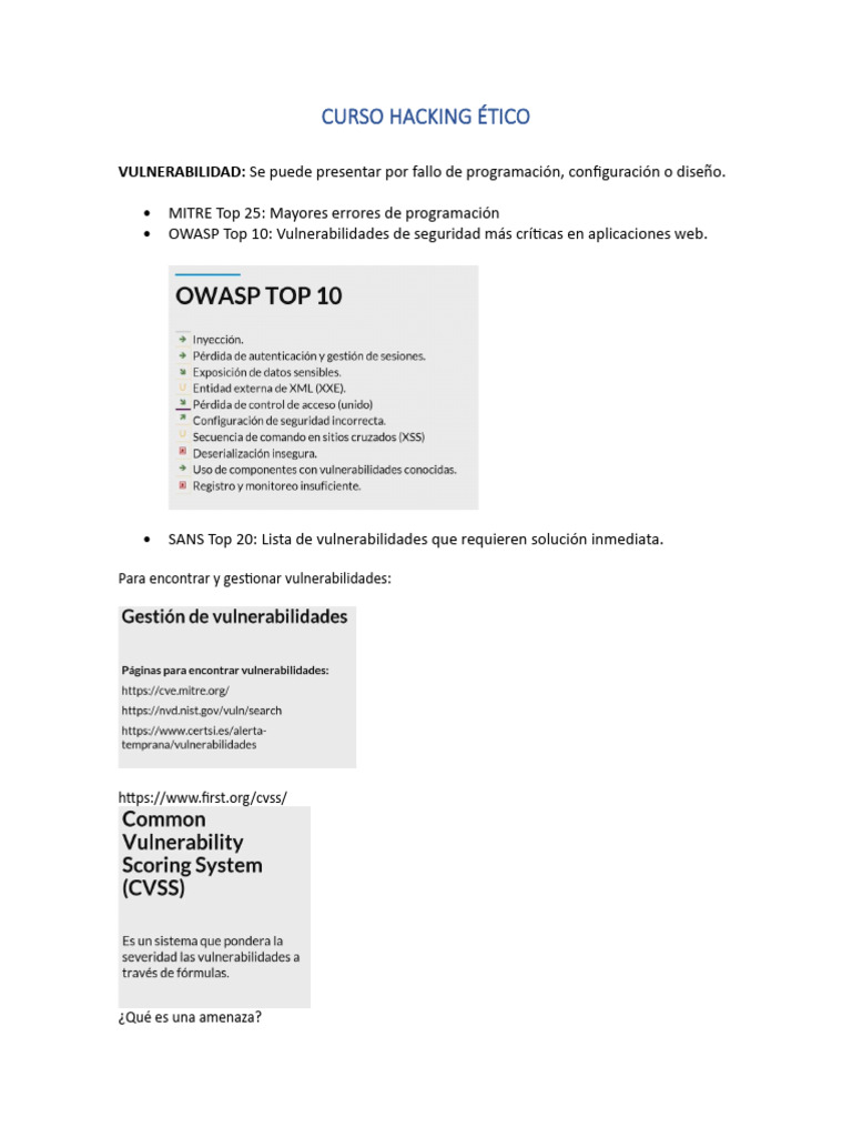 Platzi - Curso Ethical Hacking | PDF | Protocolo de Control de ...