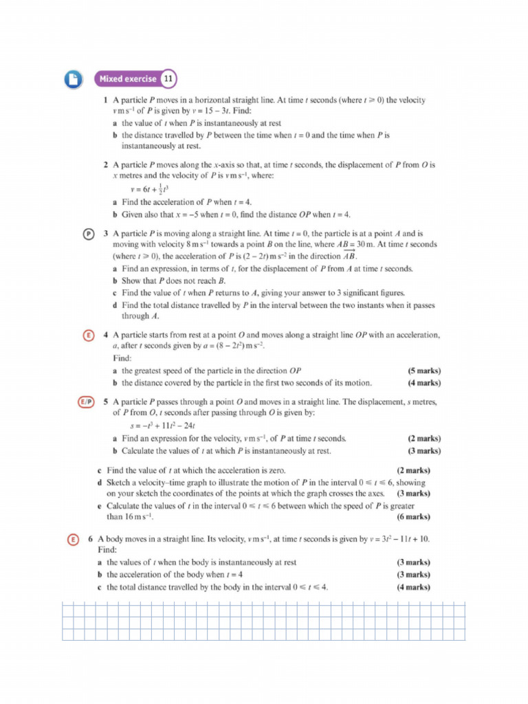 Mixed Exercise 11 | PDF