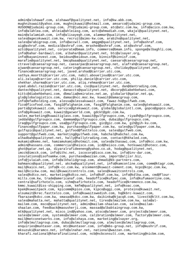 Kuwait Email From Scribd | PDF