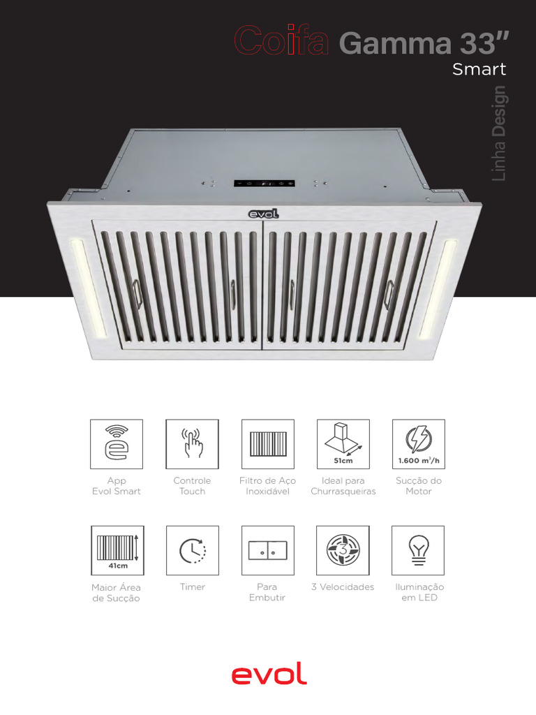 Guia Comercial GC - Coifa Gamma Smart | PDF
