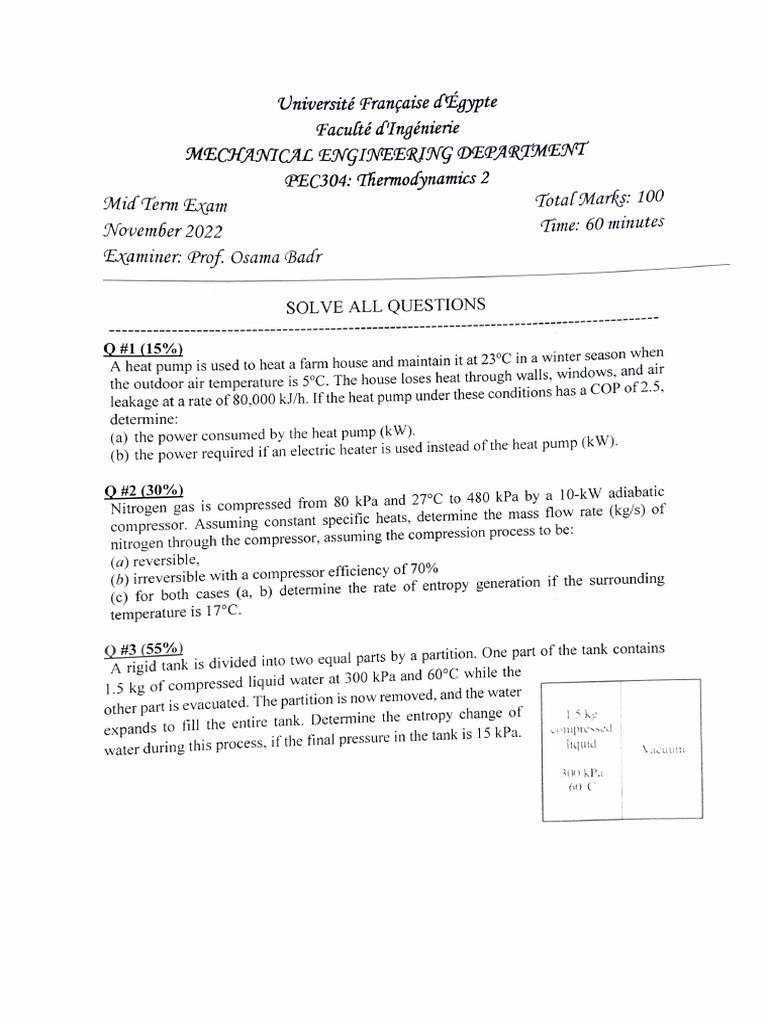 Midterm Exam-Solution | PDF