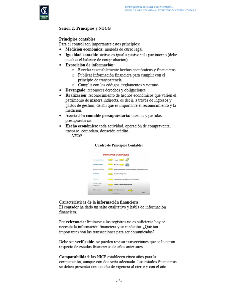 Control Contable M1S2 | PDF | Contabilidad | Mercado (economía)