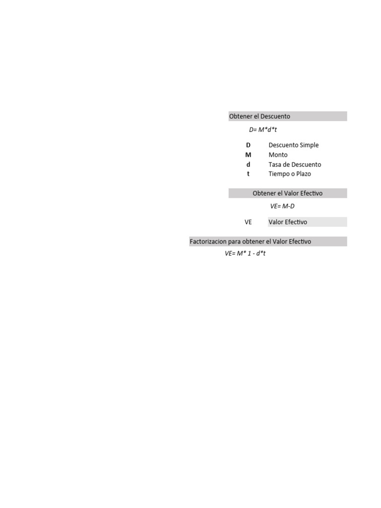 Calculos Financieros | PDF | Interés | Distribución de ingresos del factor