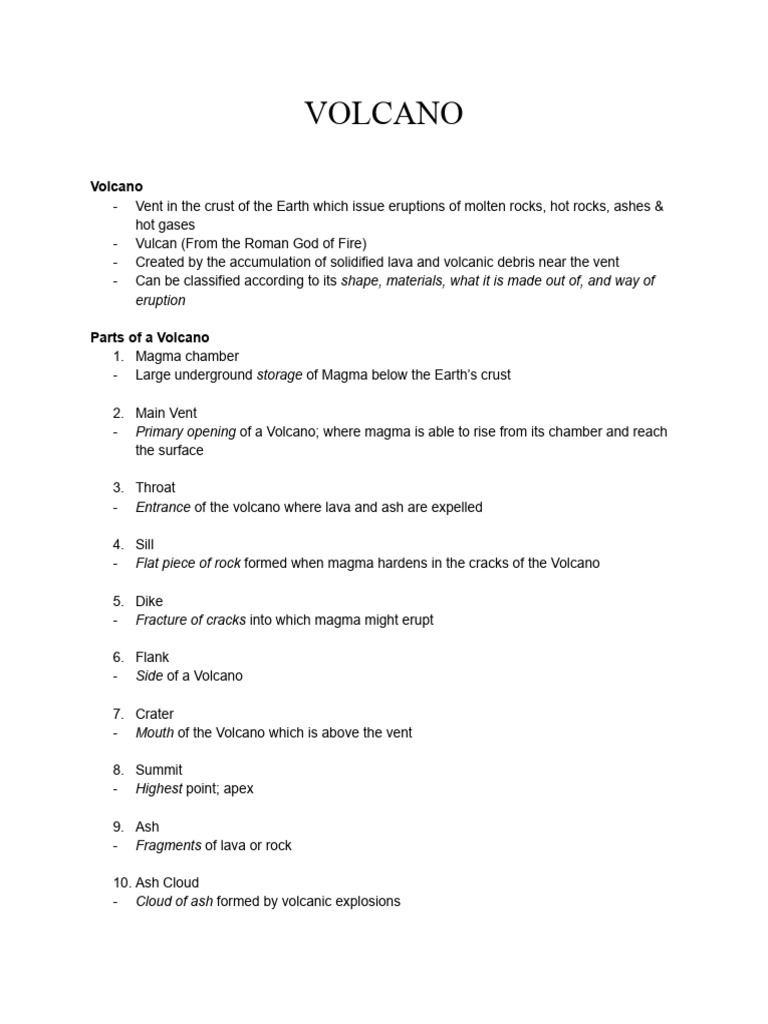 Science 9 3RD Quarter Reviewer | PDF | Volcano | Types Of Volcanic ...