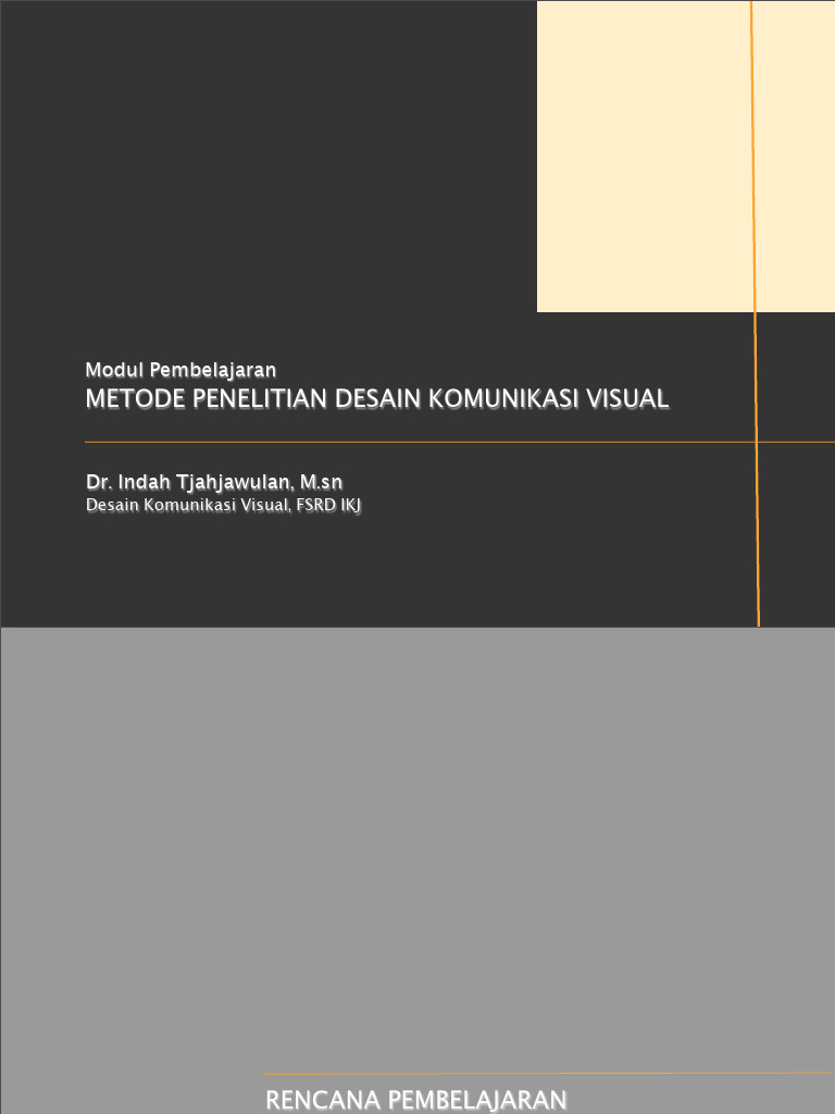 Modul Metode Penelitian DKV | PDF