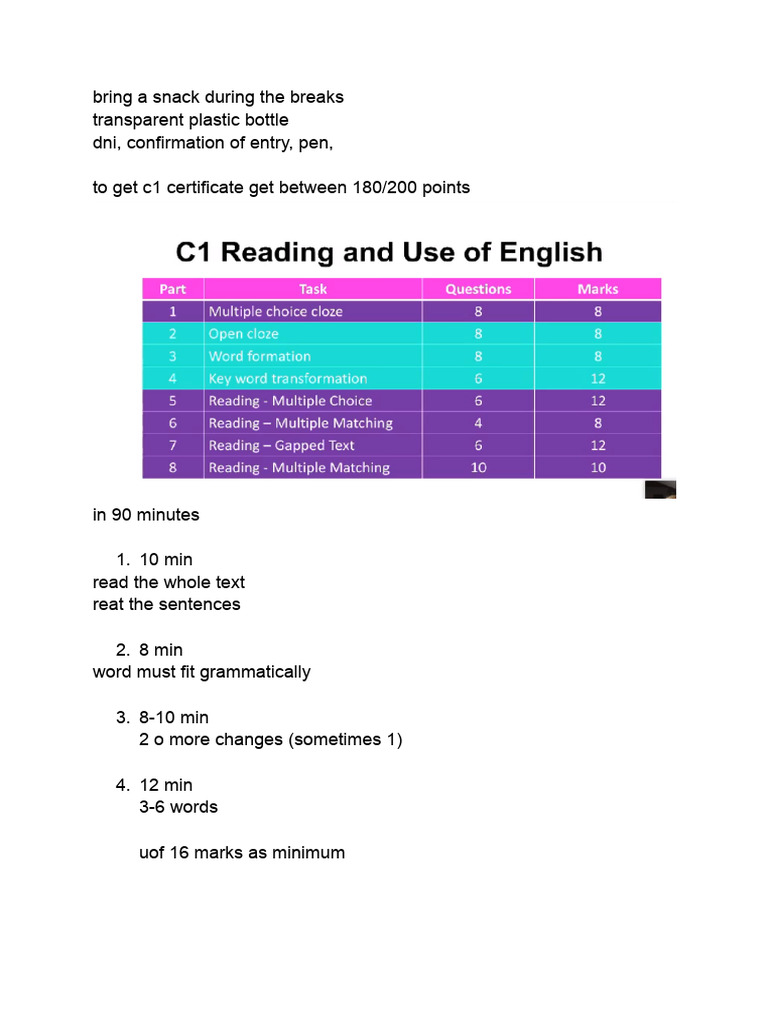 Webinar c1 Advanced Exam Preparation Masterclass | PDF