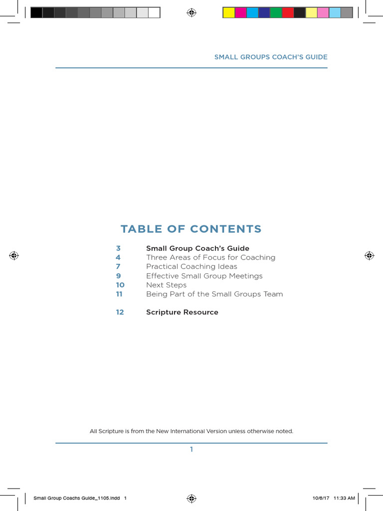 Small Group Coach's Guide | PDF | Armor Of God | Jesus