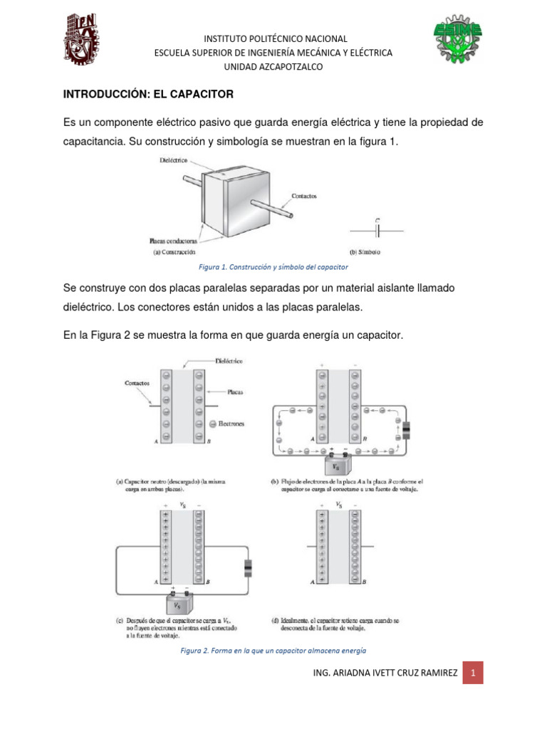 Capacitores: Guía Básica para Estudiantes | PDF | Condensador | Capacidad