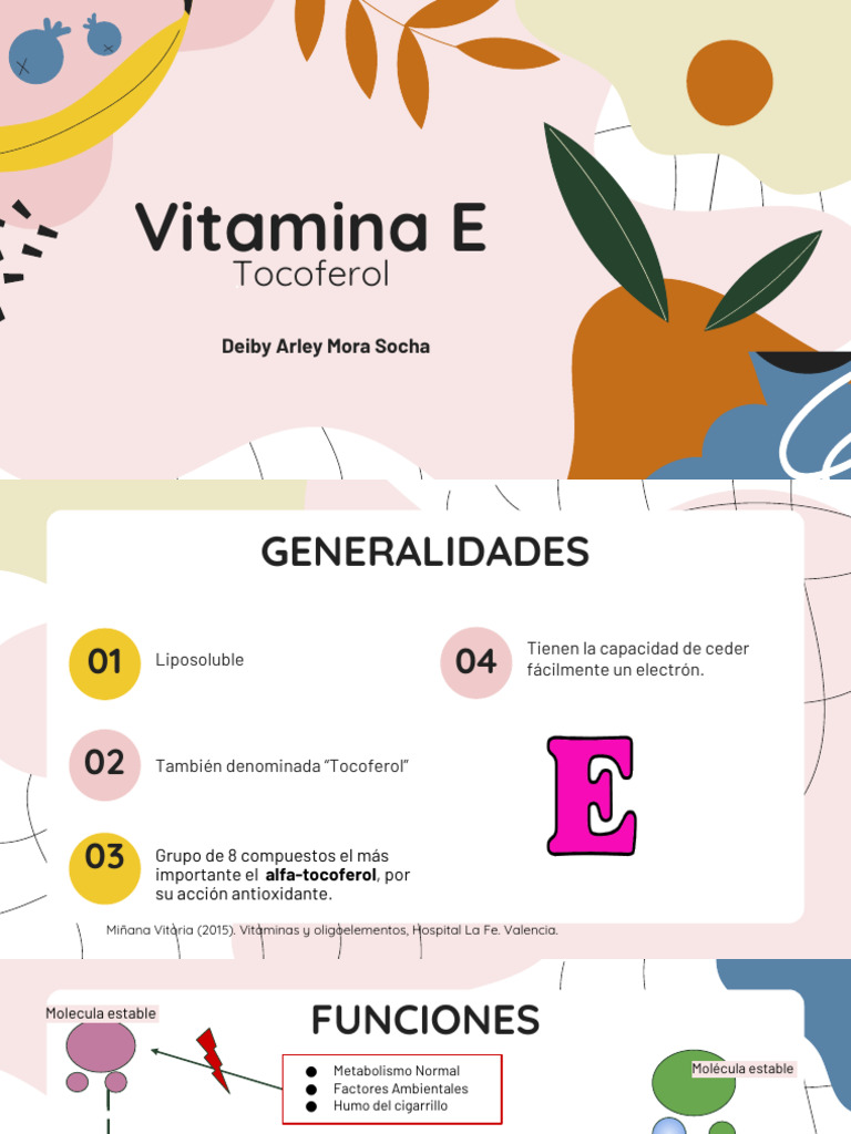 Vitamina e | PDF | Vitamina e | Compuestos orgánicos