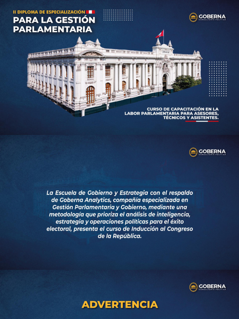 Módulo VII - Equilibrio de Poderes Relaciones entre el Poder Ejecutivo ...