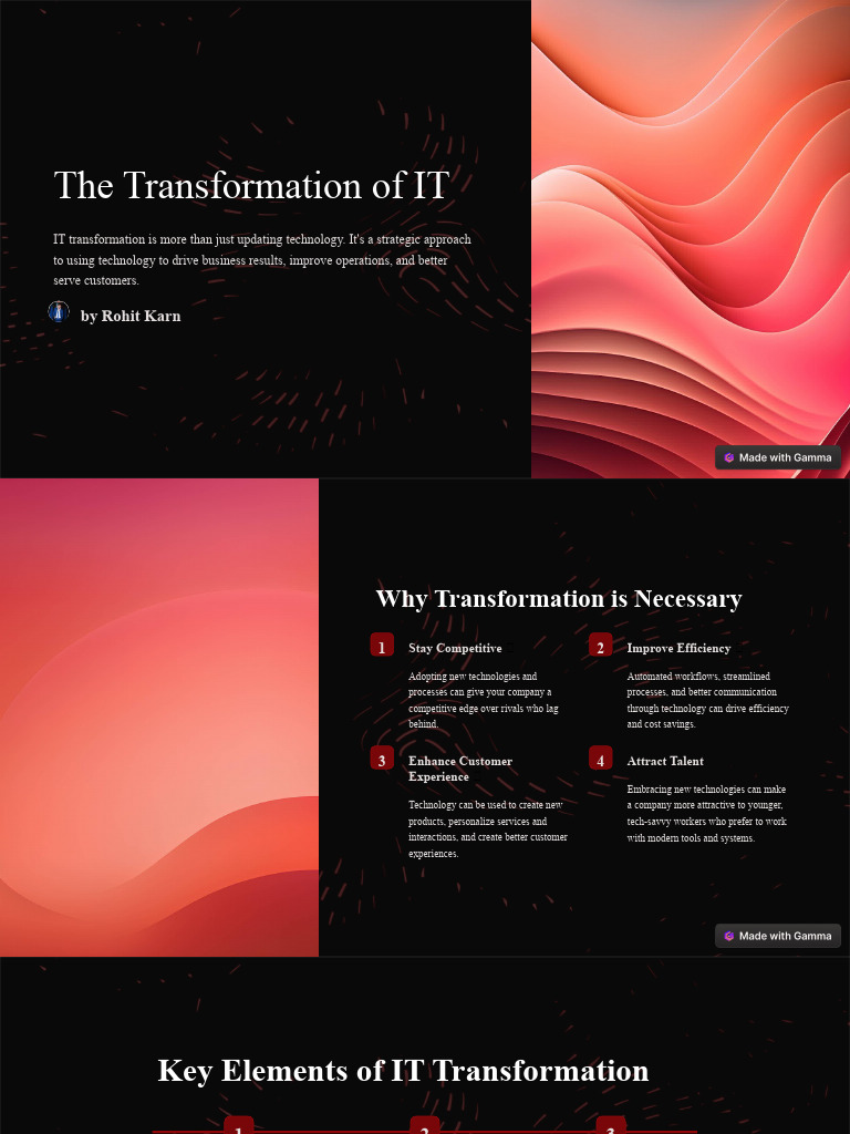 The Transformation of IT | PDF | Analytics | Computer Security