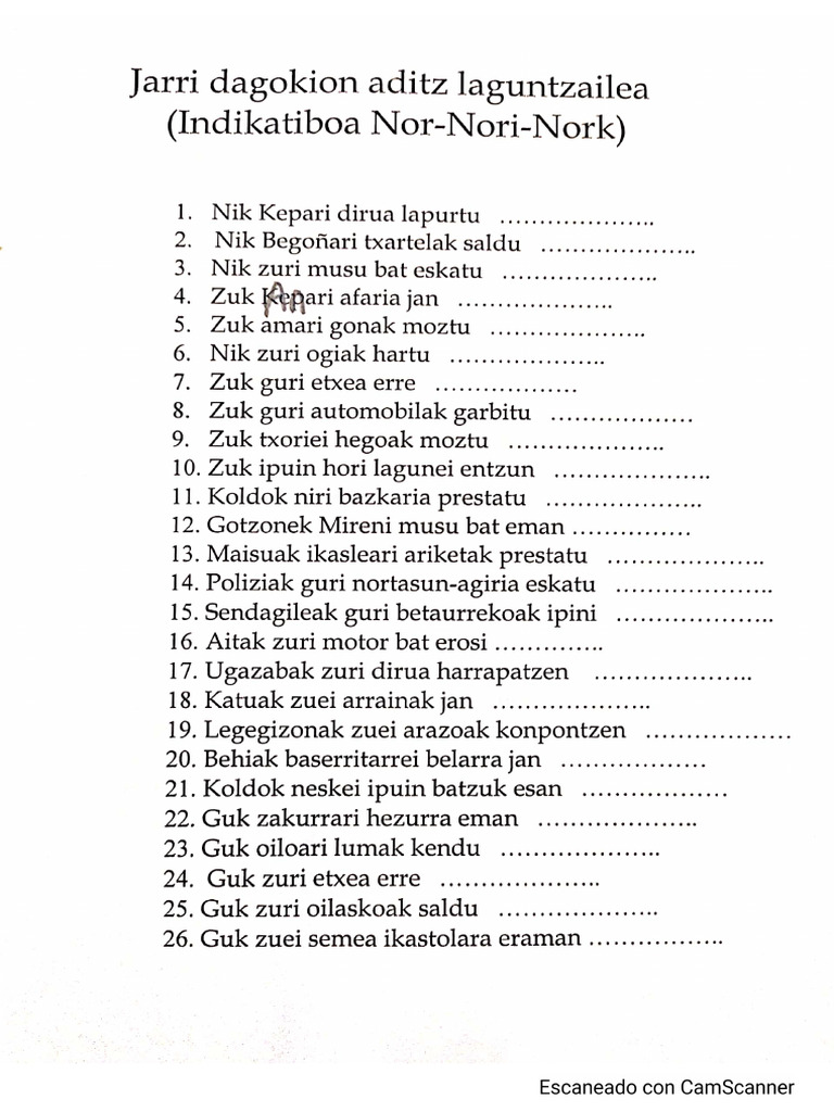 Nor Nori Nork Ariketak | PDF