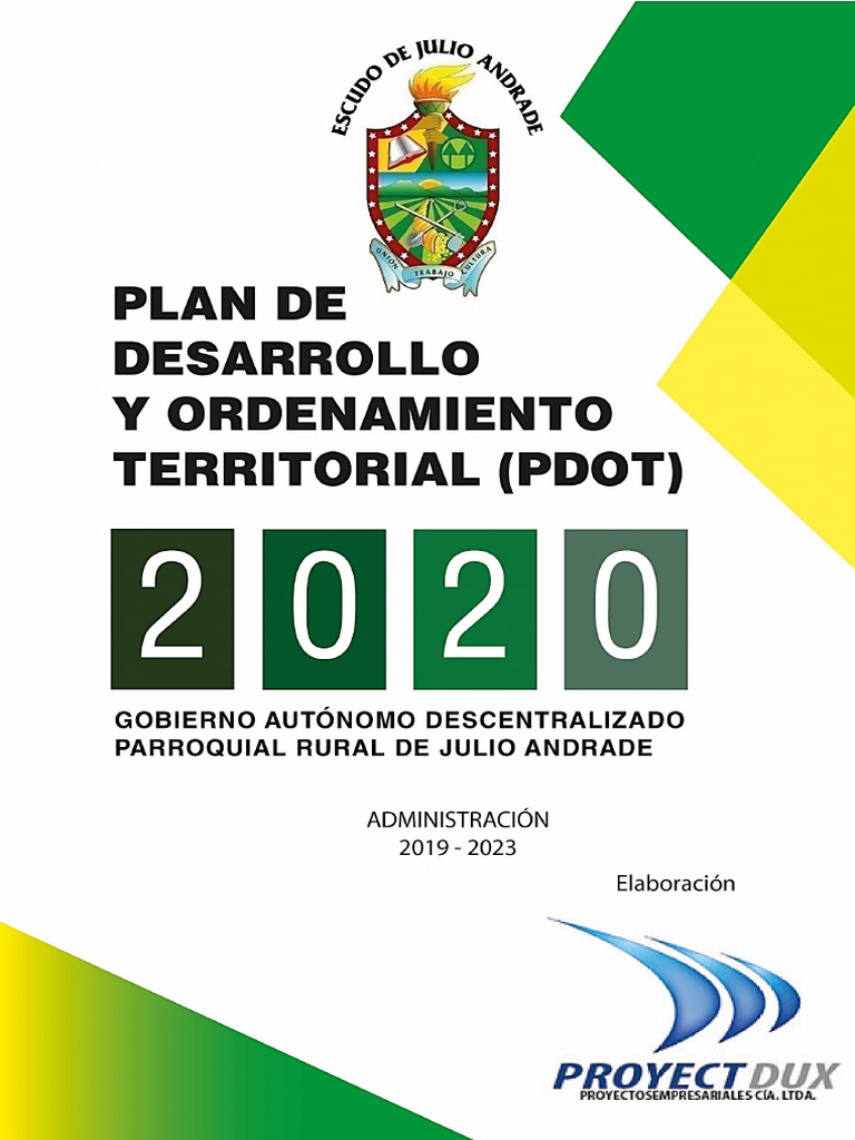 Pdot Julio Andrade 2019 - 2023 | PDF | Agua | Residuos