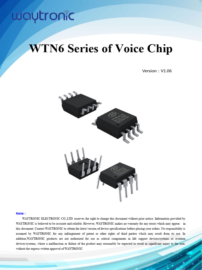 WTN6-Series | PDF | Digital To Analog Converter | Input/Output