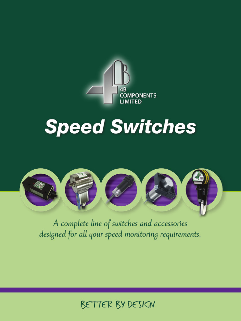 4b Speed Switch Brochure | PDF | Relay | Switch