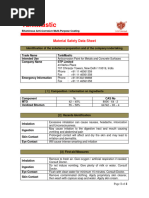Unleaded Petrol 95 Safety Data Sheet | PDF | Gasoline | Firefighting