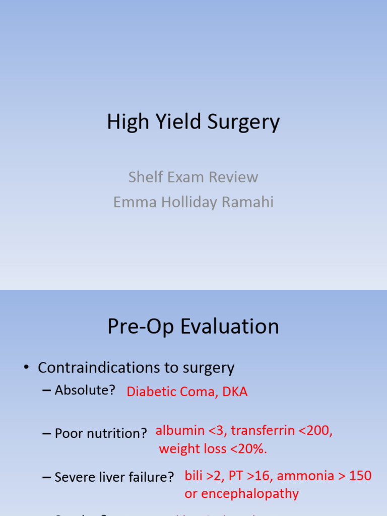 High Yield Surgery | PDF | Crohn's Disease | Breast Cancer
