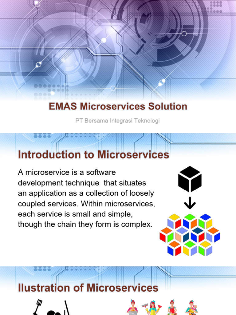 EMAS Microservices Summary | PDF | Application Software | Load ...