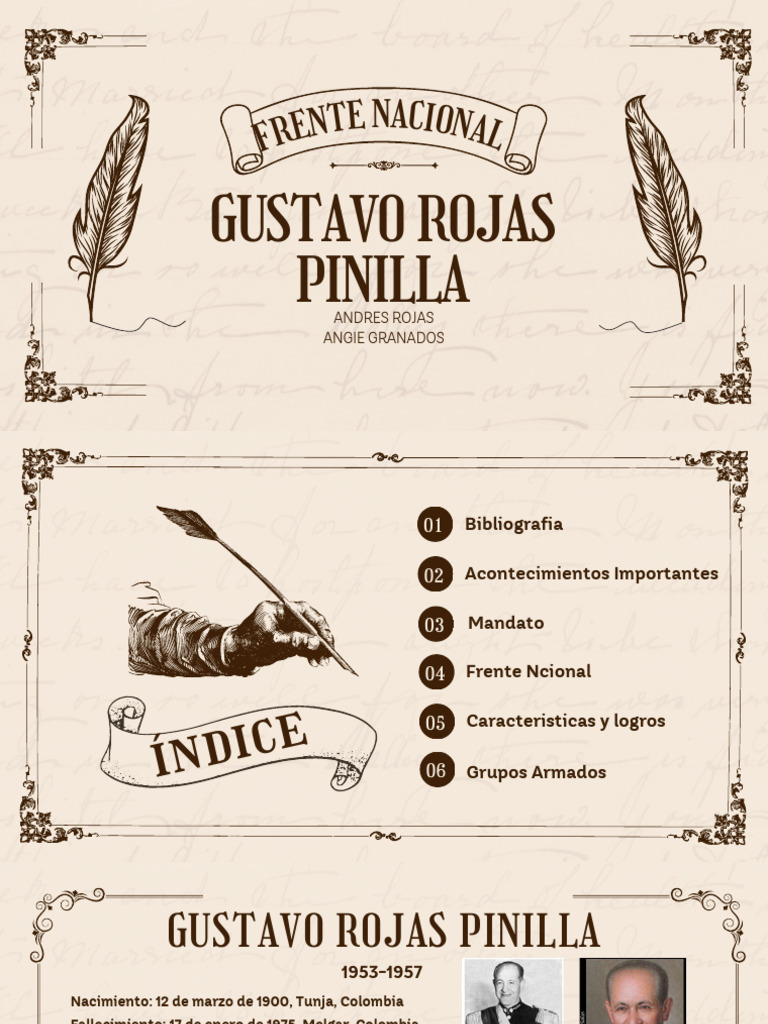 Gustavo Rojas Pinilla | PDF | Colombia | Política de colombia