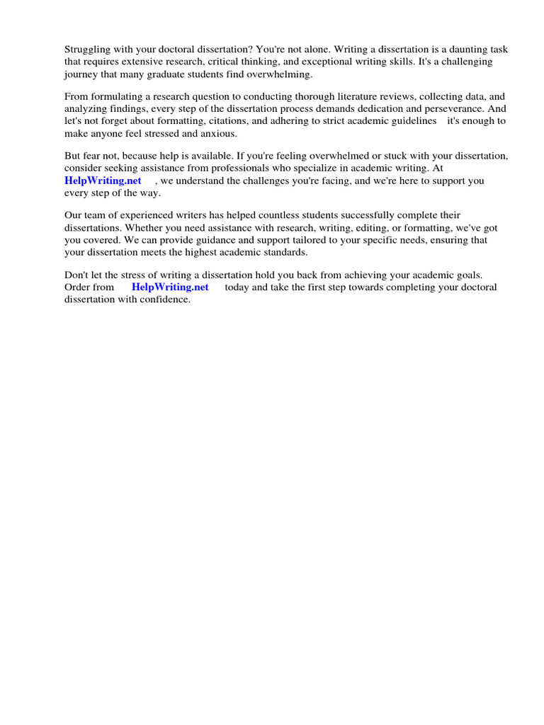 Doctoral Dissertation Examples | PDF | Thesis