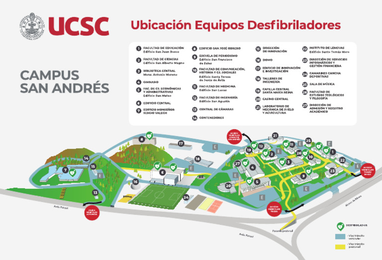 Mapa DEAS Campus San Andres | PDF