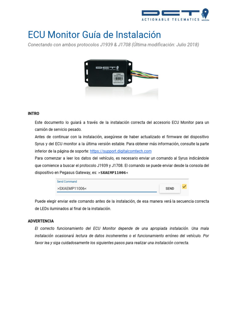 Installation Guide ECU Monitor ES | PDF | Informática | Ciencias de la ...