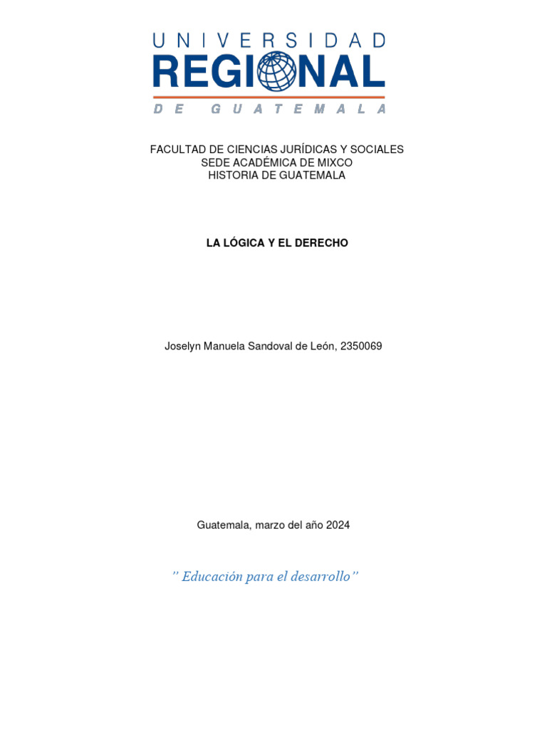 La Logica y El Derecho | PDF | Lógica | Pensamiento La Logica y El Derecho | PDF | Lógica | Pensamiento