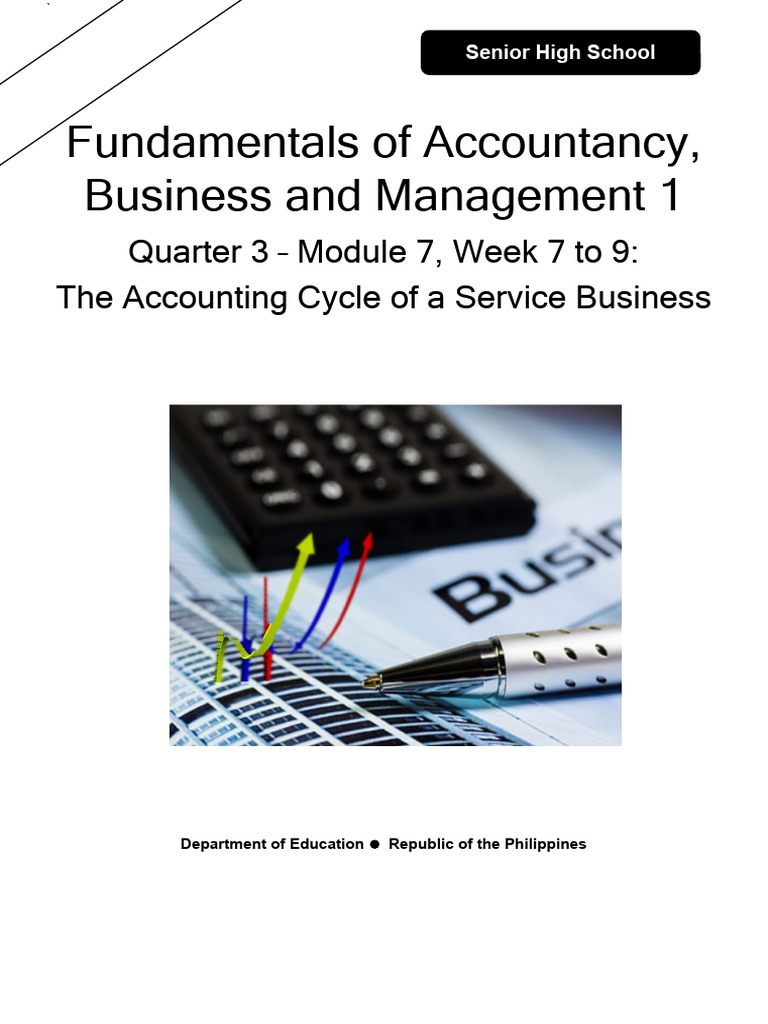 Fabm1 Q3 M7 WK7 9 For Digitized | PDF | Debits And Credits | Expense